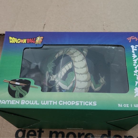 dragon ball z | Dining | Dragon Ball Z Ramen Bowl With Chopsticks Green ...